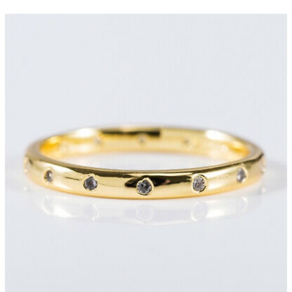 Jewelry | New 18k Gold Plated Band Ring | Poshmark
